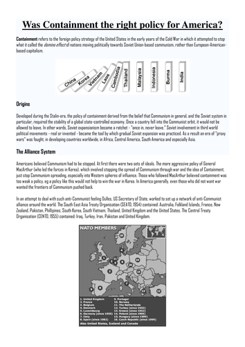 KS3 Origins of the Cold War | Teaching Resources