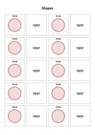 Shapes: Russian Vocabulary Card Sort | Teaching Resources