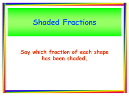 Fractions of Shapes | Teaching Resources