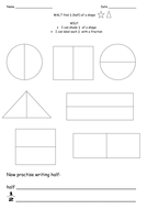 Fractions of Shapes | Teaching Resources