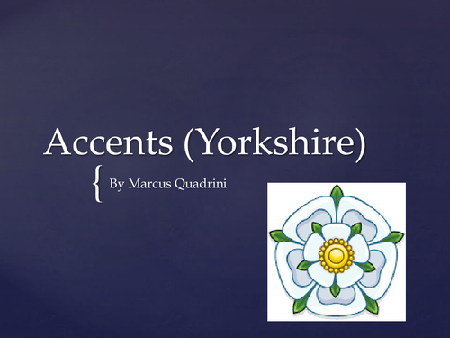 ks 4 english yorkshire accents | Teaching Resources