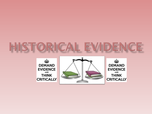 Introduction To History | Teaching Resources
