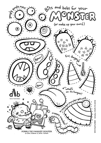 NEW Year 1 Where the Wild Things are - Make your own monster ...