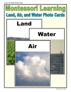 Montessori Cards: Land, Air & Water | Teaching Resources