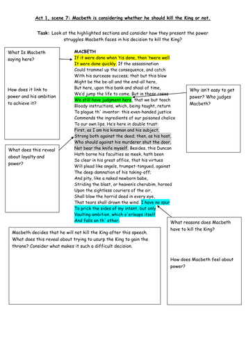 KS3 (Y9) Macbeth SOW AQA 2017 (1-9) | Teaching Resources