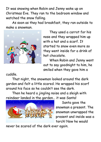 Snowman and the Snowdog by Raymond Briggs 6 day literacy plan year 2 ...