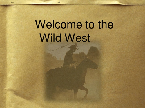 Wild West History | Teaching Resources