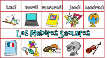 FRENCH - Les Matières Scolaires Bundle by labellaroma - Teaching ...