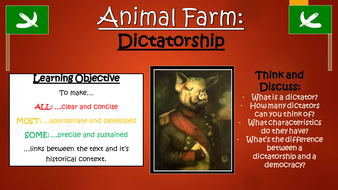 Animal Farm: Dictatorship | Teaching Resources