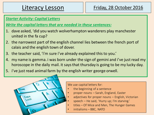 KS3 Literacy Lessons - fully resourced and differentiated | Teaching ...