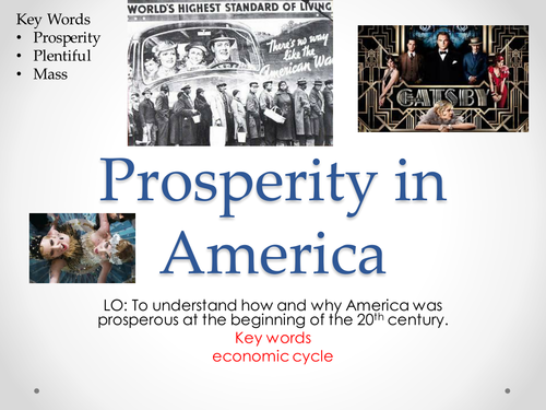 Roaring Twenties! USA 1920s...introduction and prosperity. | Teaching ...