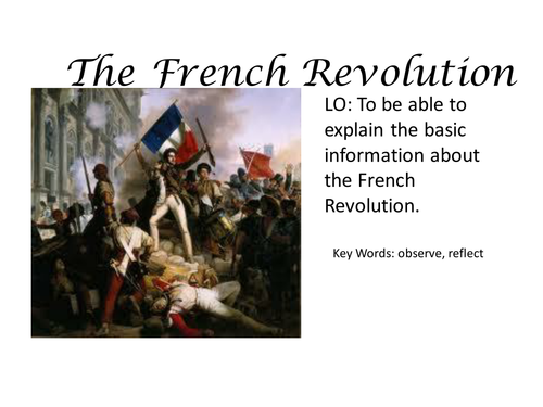 French Revolution -- six lessons! | Teaching Resources