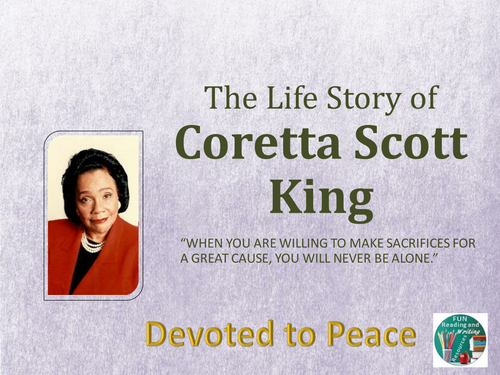 Coretta Scott King Biography PowerPoint | Teaching Resources