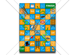CVC Snakes and Ladders | Teaching Resources