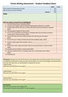 English Assessment Feedback Sheets - reading and writing | Teaching ...