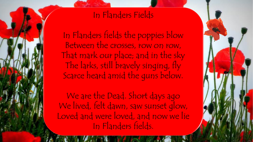 Remembrance Day | Teaching Resources