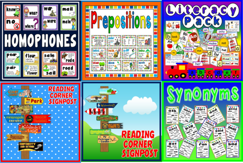 *ENGLISH BUNDLE* EARLY YEARS, KEY STAGE 1 - LITERACY, SIGN POSTS ...