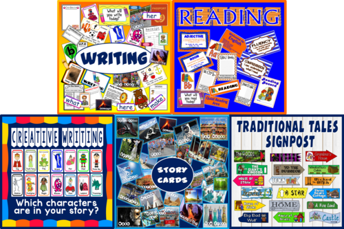 *ENGLISH BUNDLE* WRITING, READING, TRADIONAL TALES, STORY INSPIRATION ...