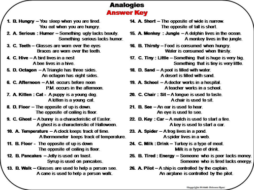 Analogies Task Cards for 4th Grade | Teaching Resources
