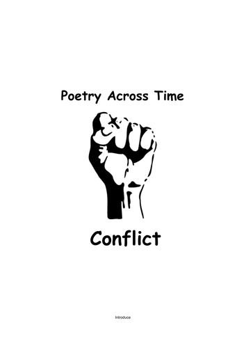 KS3 Conflict Poetry complete unit of work (differentiated lessons for ...