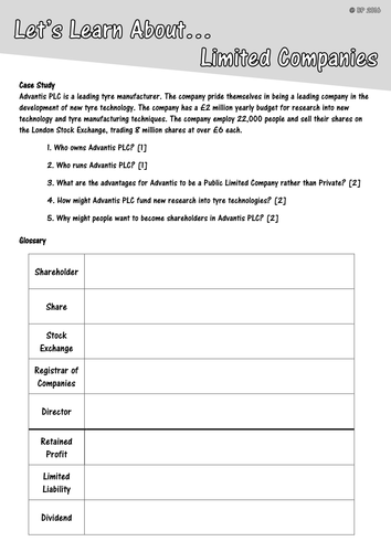 Private Limited Companies and Public Limited Company Ownership - FULLY ...