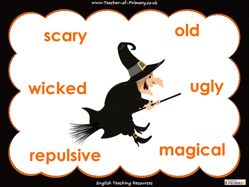 Halloween Adjectives | Teaching Resources