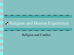 GCSE RE RELIGION AND CONFLICT | Teaching Resources