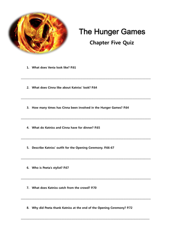 Catching Fire Bundle: Reading Comprehension/Chapter Reviews | Teaching ...