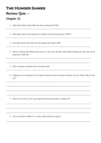 Catching Fire Bundle: Reading Comprehension/Chapter Reviews | Teaching ...