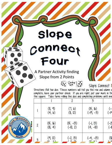 Slope Connect Four | Teaching Resources