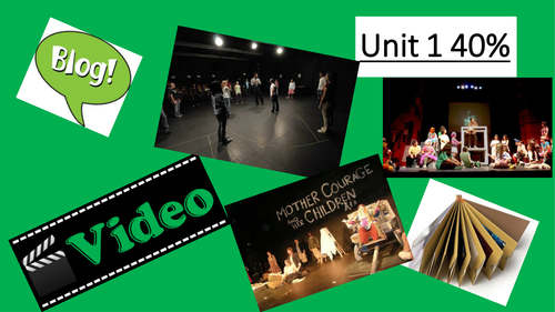 Devising Drama Unit 1 (40%) 2016 Mock Year 10 WJEC | Teaching Resources