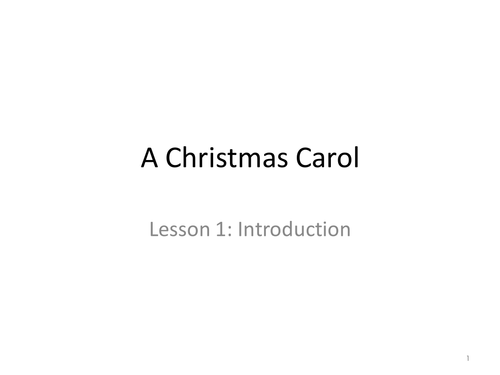 KS3 A Christmas Carol SOW & PowerPoint & Assessment | Teaching Resources
