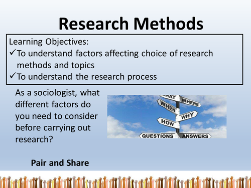 Research Methods Scheme AS SOCIOLOGY | Teaching Resources