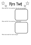 THE TWITS teaching pack- worksheets, activities, display materials ...