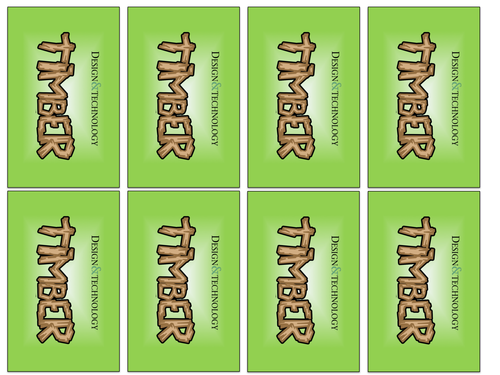 Timber Card Sort | Teaching Resources