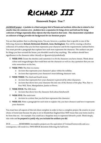 Richard III | Teaching Resources