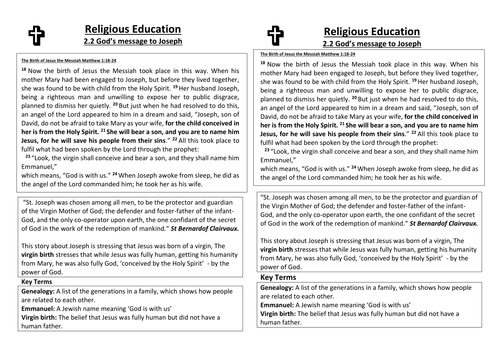 AQA, GCSE Religious Studies B, NEW Spec. B: Catholic Christianity, Incarnation Unit | Teaching ...