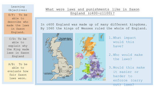 EdExcel 1-9 History 2016 - Crime and Punishment - 1. Medieval England ...