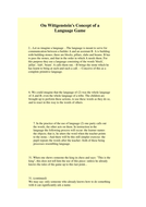 Language Games - Wittgenstein | Teaching Resources