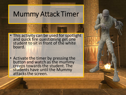 Mummy Attack Timer | Teaching Resources