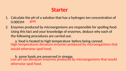 AQA A level Biology. Topic 1. Enzyme inhibition (3.1.4.2) | Teaching ...