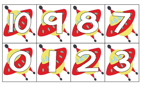 EYFS NUMBERS COUNTING SPACE THEME TEACHING RESOURCES EYFS KS1 ADDITION ...