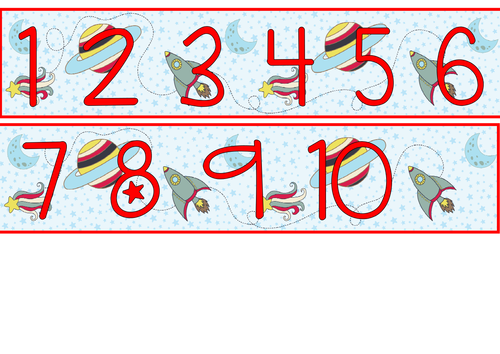 EYFS NUMBERS COUNTING SPACE THEME TEACHING RESOURCES EYFS KS1 ADDITION ...