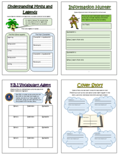 Year 4 Guided Reading Comprehension Activities Booklet! (Aligned with ...