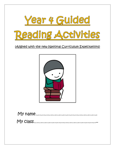 Year 4 Guided Reading Comprehension Activities Booklet! (Aligned with ...