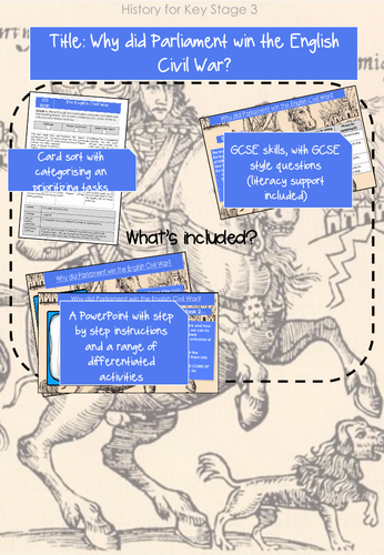 The English Civil War. L5 'Why did Parliament win the English Civil War ...