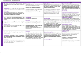 Phase 3 phonics planning | Teaching Resources