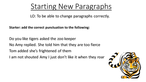 Developing Paragraphs series of seven lessons | Teaching Resources