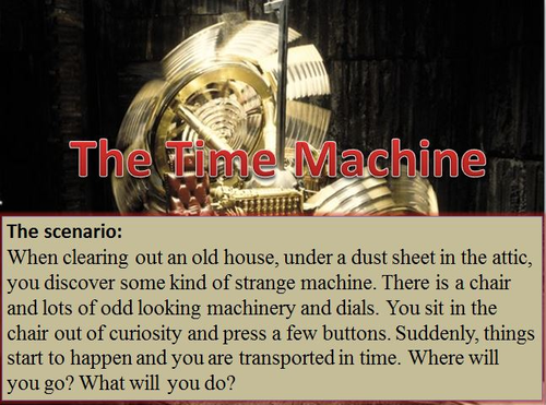 The Time Machine - Fun One-Off Creative Writing Lesson by ...