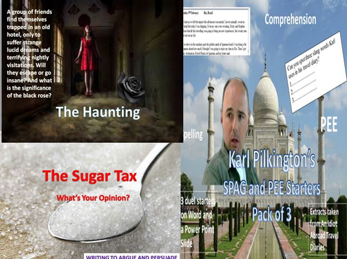 The Haunting, Sugar Tax and Karl Pilkington SPAG and PEE Starters ...